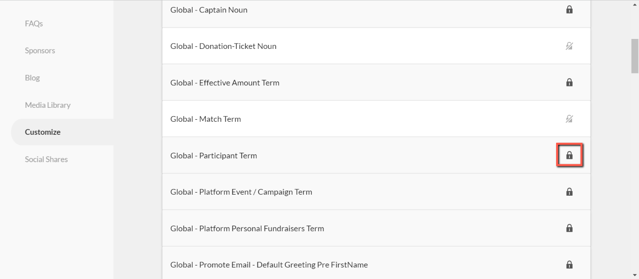 Customizing Your Campaign Terms – Neon One