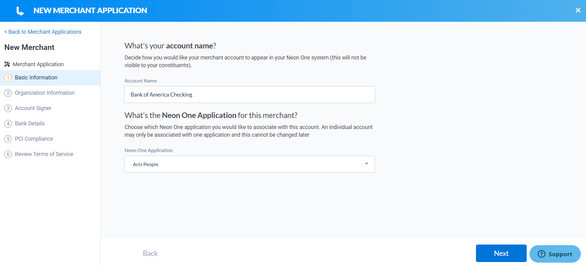 Neon Pay Signup and Merchant Application – Neon One