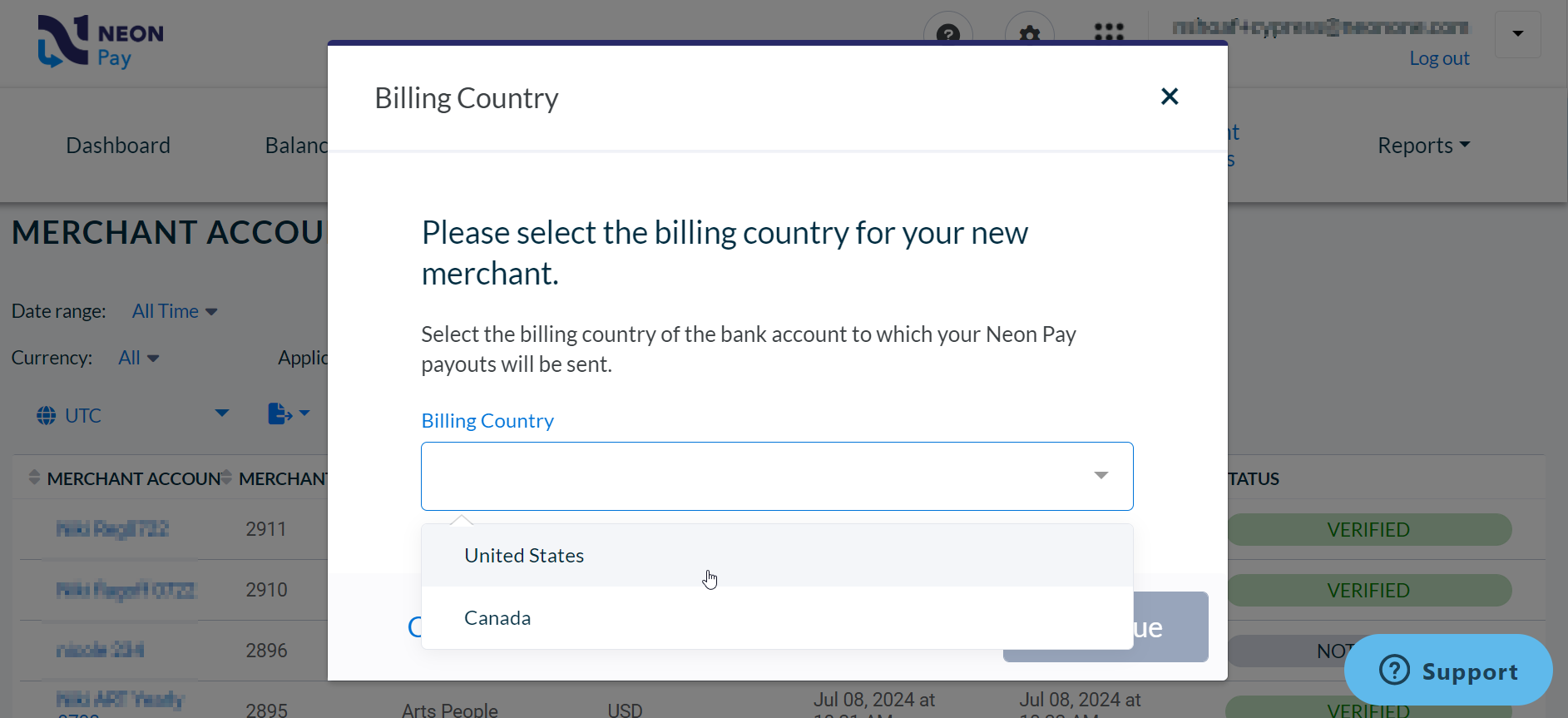 Neon Pay Signup and Merchant Application – Neon One